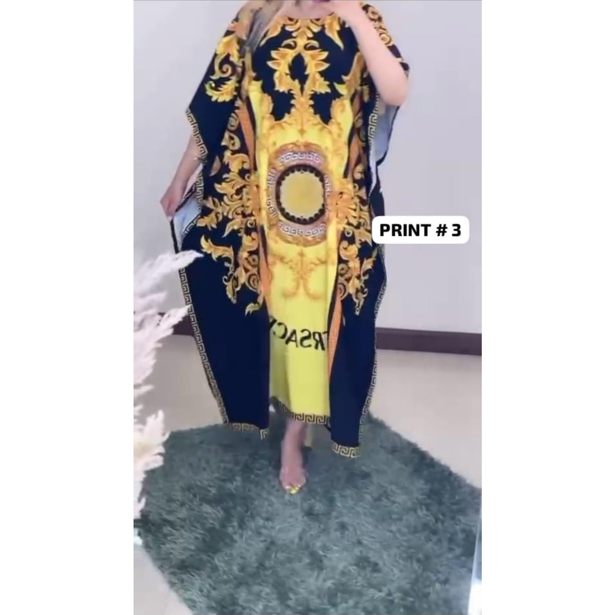 Ch # 409 Chakoor Long Artistic Shamoz Silk Kaftaan – Chakoors